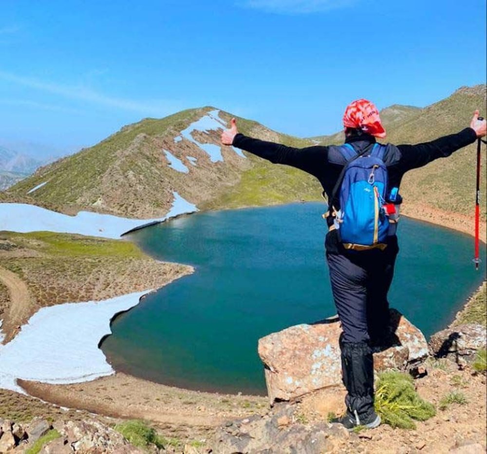 Bingöllü dağcılardan, Gerindal Krater Gölü'ne keşif yürüyüşü