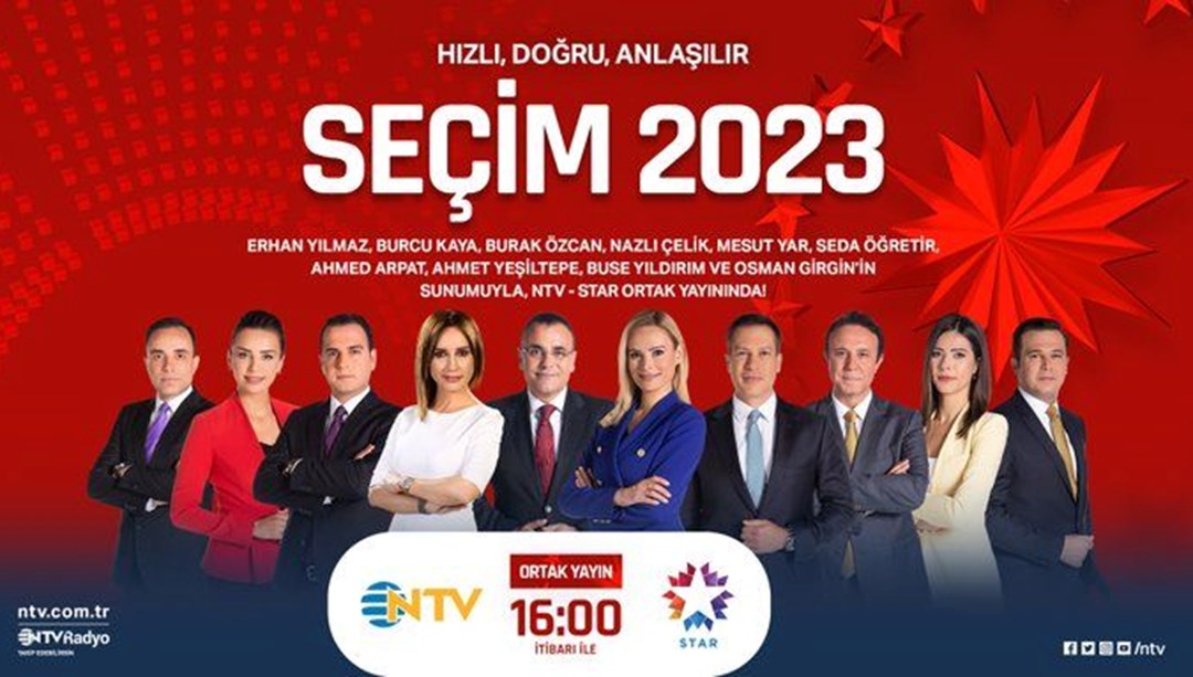 Türkiye'nin seçimi NTV ve Star'da - Son Dakika Türkiye Haberleri | NTV ...