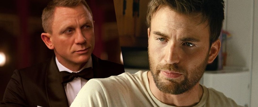 Chris Evans ve Daniel Craig aynı sette