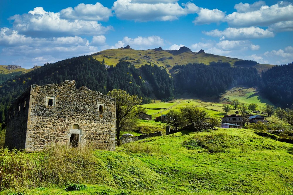 Tarihi ve turistik hazine Santa Harabeleri restorasyon çalışmalarını ...