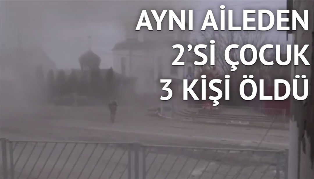 Siviller havan topu ile vuruldu