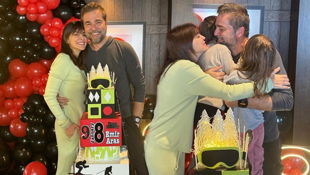 Neslişah Alkoçlar-Engin Altan Düzyatan'ın oğulları Emir Aras 8 yaşında ...