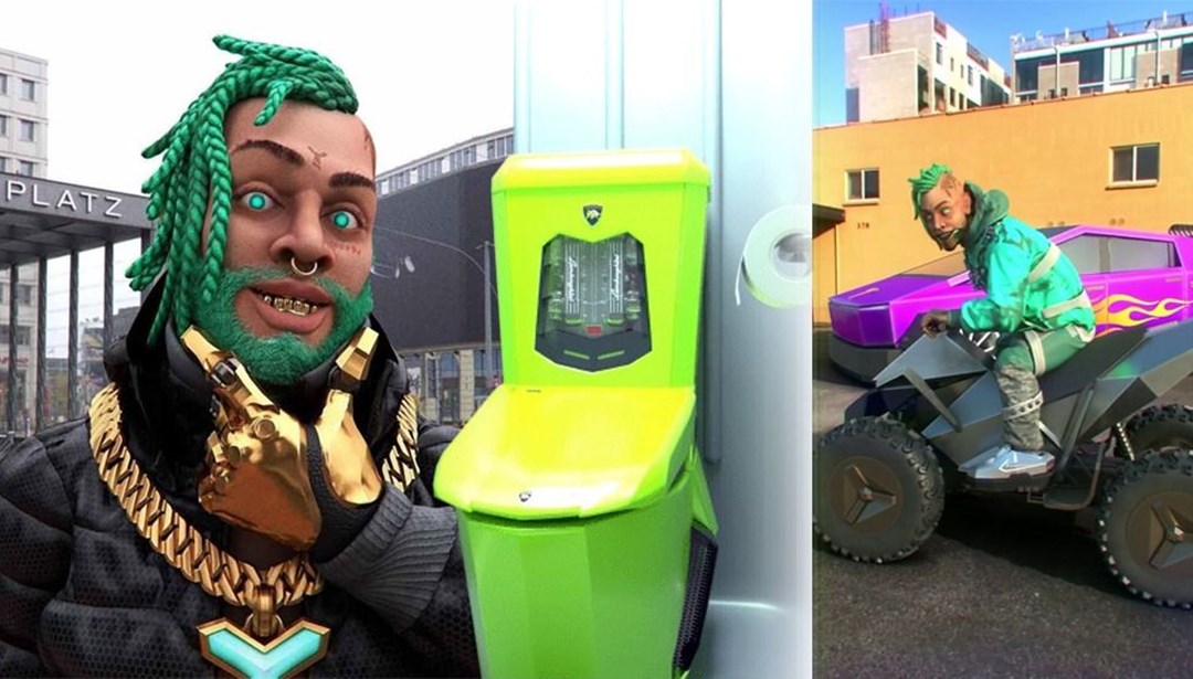 Robot rap şarkıcısı tuvalet NFT’sini 6500 dolara sattı