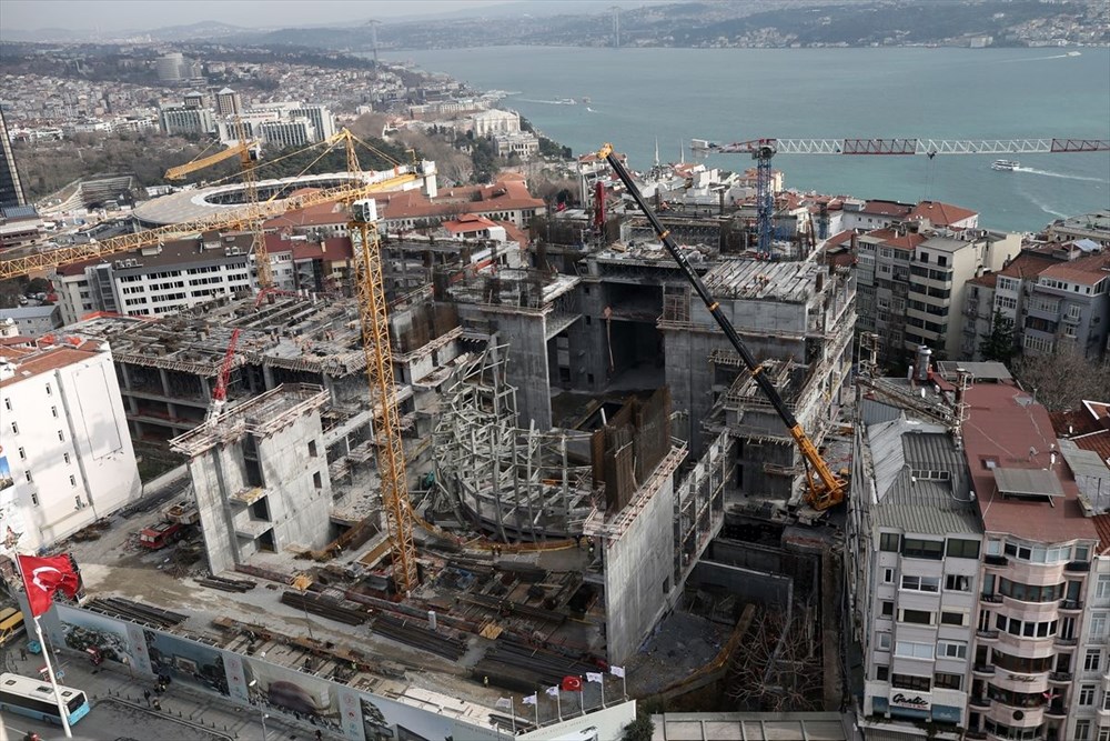 Atatürk Kültür Merkezi Taksim'de yükselmeye başladı (Yeni AKM projesi ...