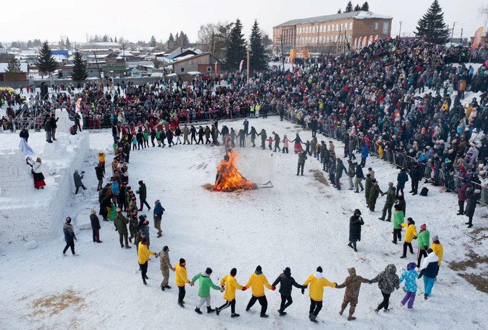 Rusya'da "bahara merhaba" festivali: Maslenitsa - Son Dakika Dünya ...