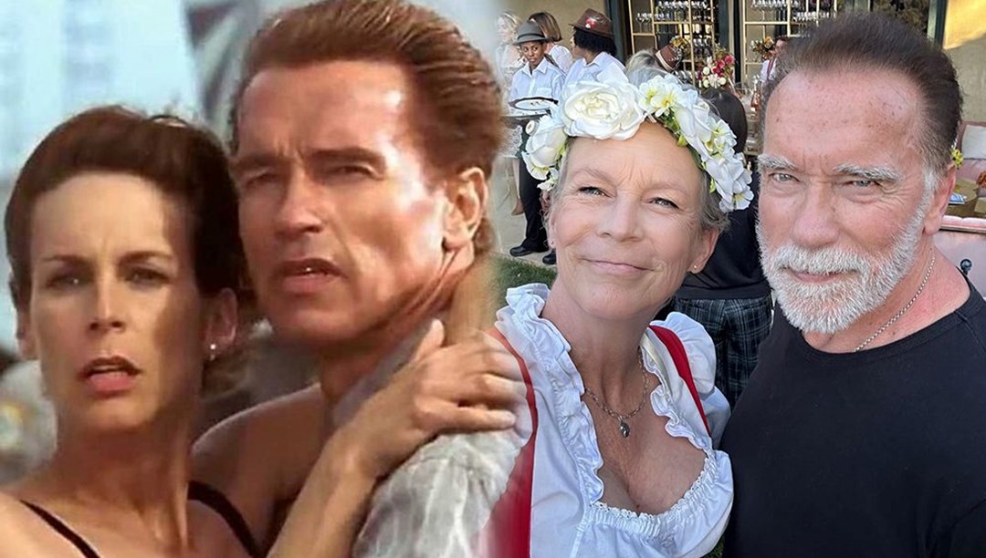 Jamie Lee Curtis ile Arnold Schwarzenegger 30 yıl sonra bir araya geldi ...