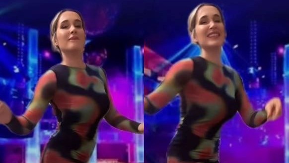 Eski milli atlet ve Survivor yarışmacısı Sema Aydemir'in "Dilber" dansı ...