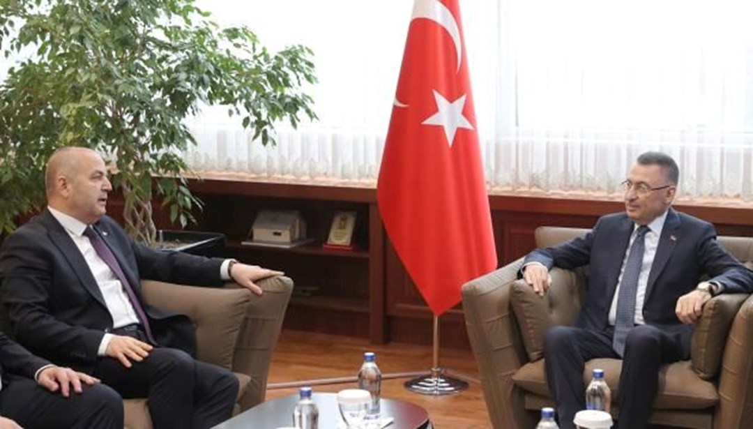 Cumhurbaşkanı Yardımcısı Oktay, Anavatan Partisi Genel Başkanı Çelebi ...