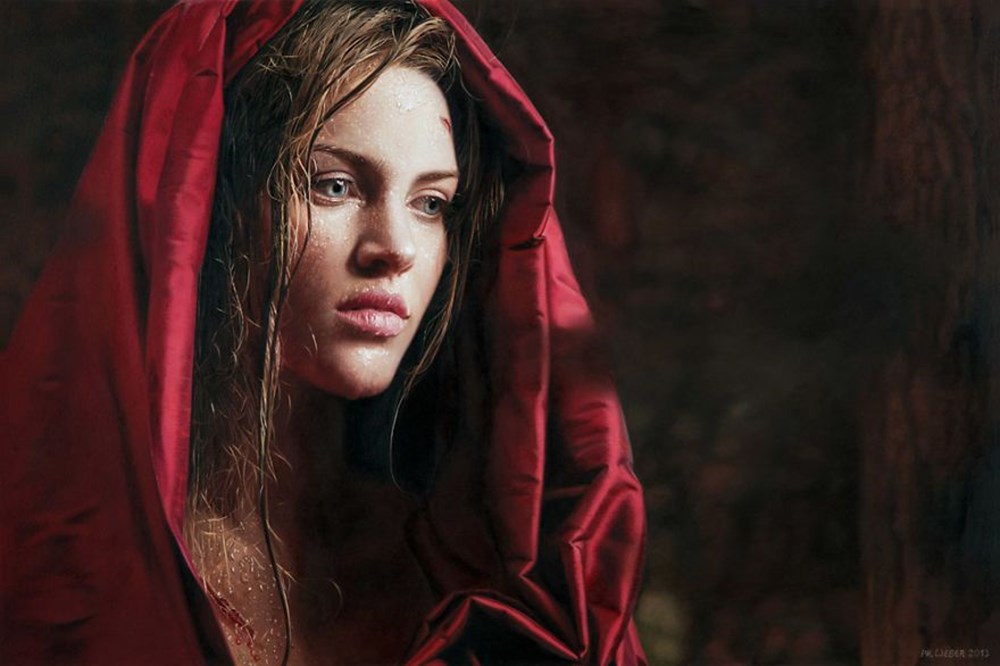 Philipp Weber'in fotoğraf kadar gerçekçi resimleri