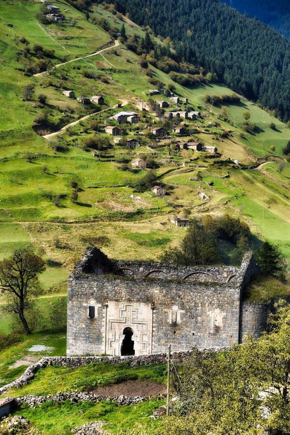 Tarihi ve turistik hazine Santa Harabeleri restorasyon çalışmalarını ...