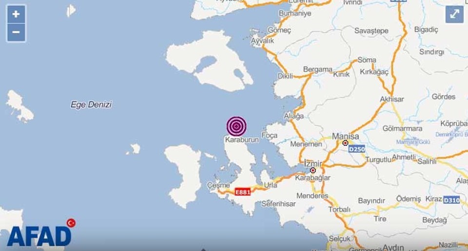 Ege Denizi'nde deprem - Son Dakika Türkiye Haberleri | NTV Haber