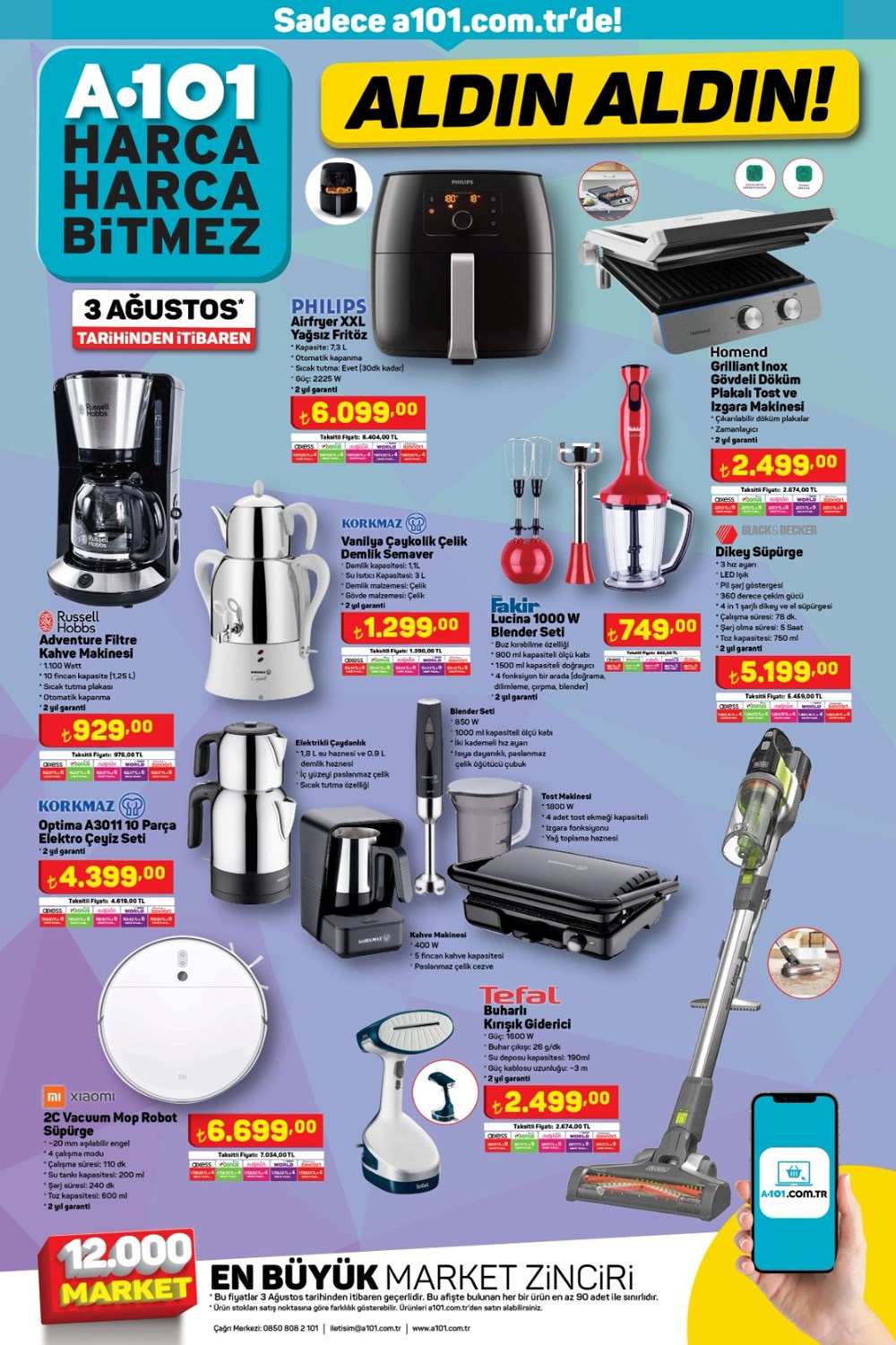 A101 market ağustos ayına özel yeni indirimli ürünler listesi (3 ...