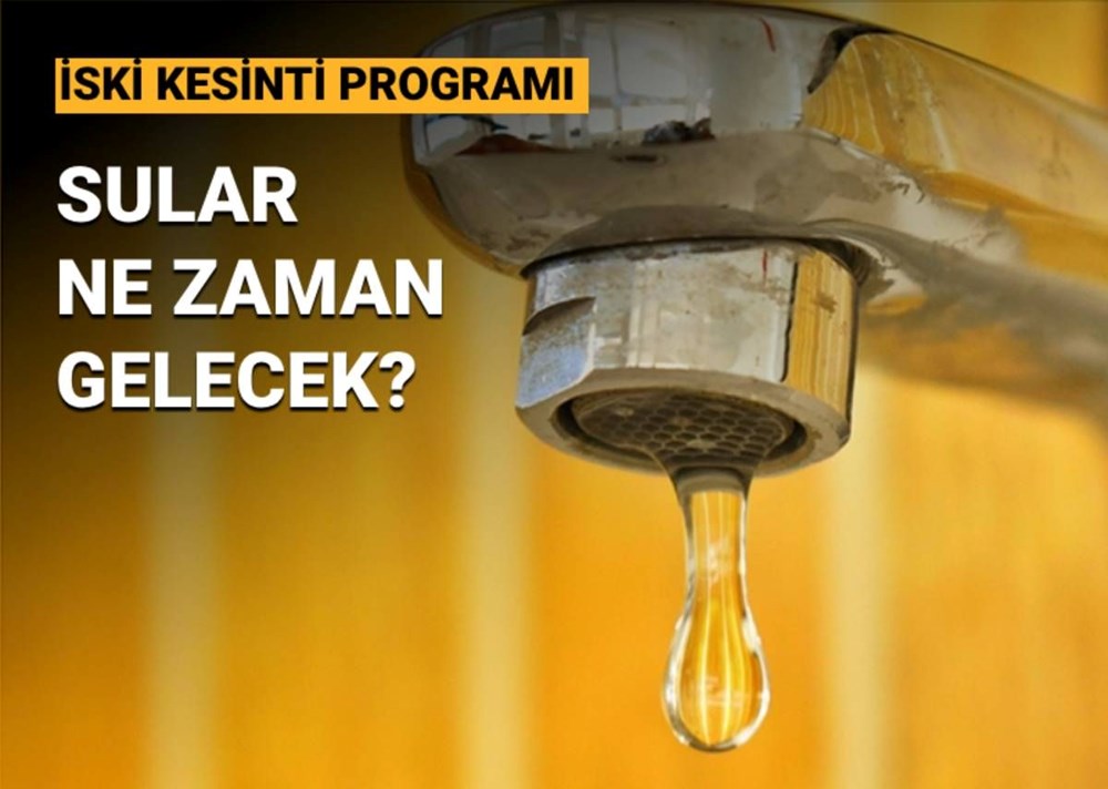 İSKİ su kesintisi programı 3 Mayıs: İstanbul'da (Maltepe, Gaziosmanpaşa ...