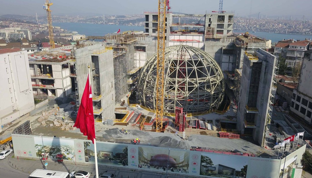Yeni AKM binası Taksim'de yükseliyor - Son Dakika Türkiye Haberleri ...