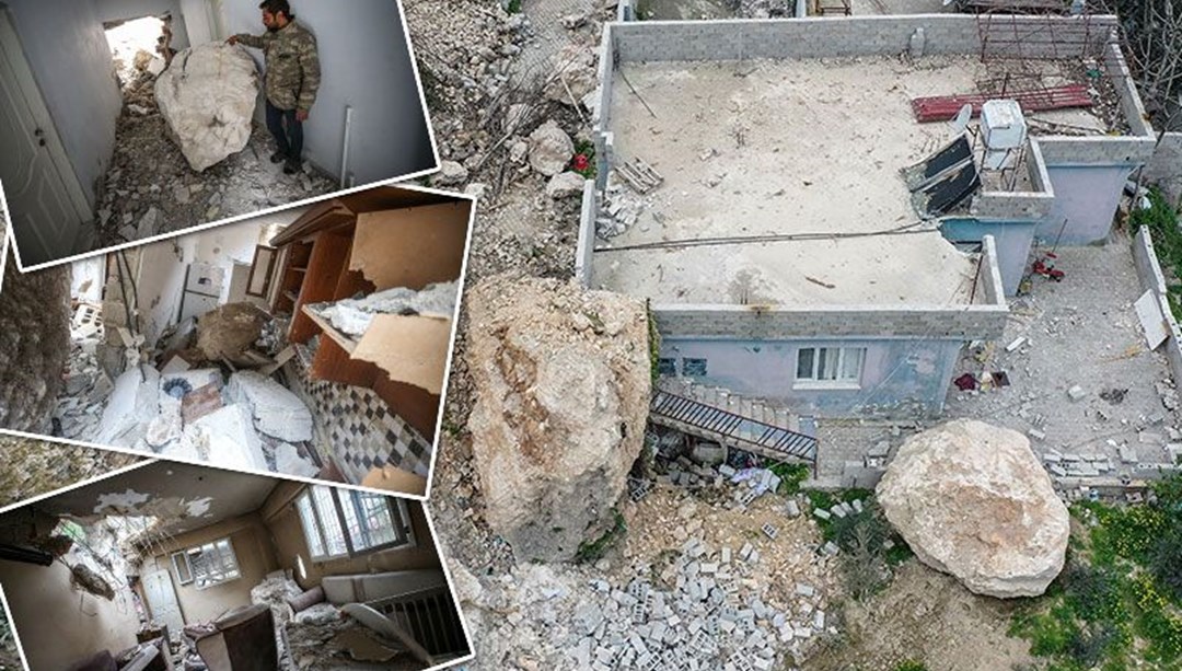 Hatay'da kayalar 17 evi yıktı - Son Dakika Türkiye Haberleri | NTV Haber