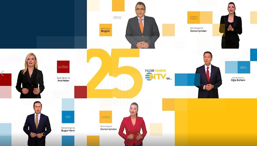 25 yıldır haber NTV'de!