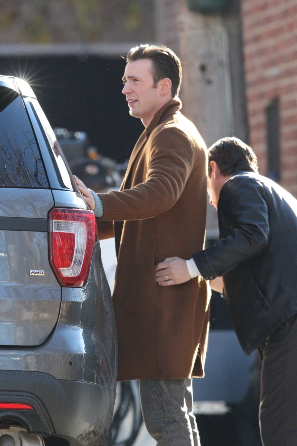 Chris Evans ve Daniel Craig aynı sette