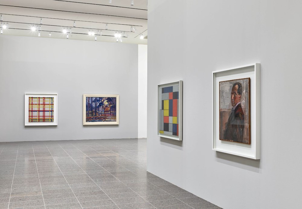 Ressam Piet Mondrian’ın 'New York 1' tablosu 75 yıldır ters ...