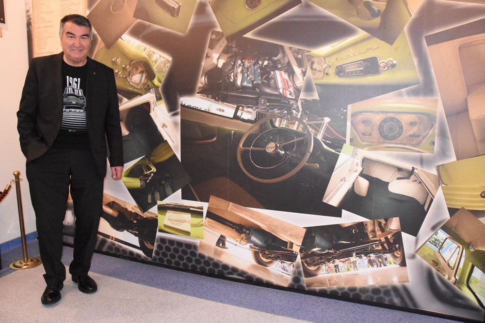 Türkiye'nin ilk yerli otomobili: Devrim (Tülomsaş Müzesi Devrim Arabası)