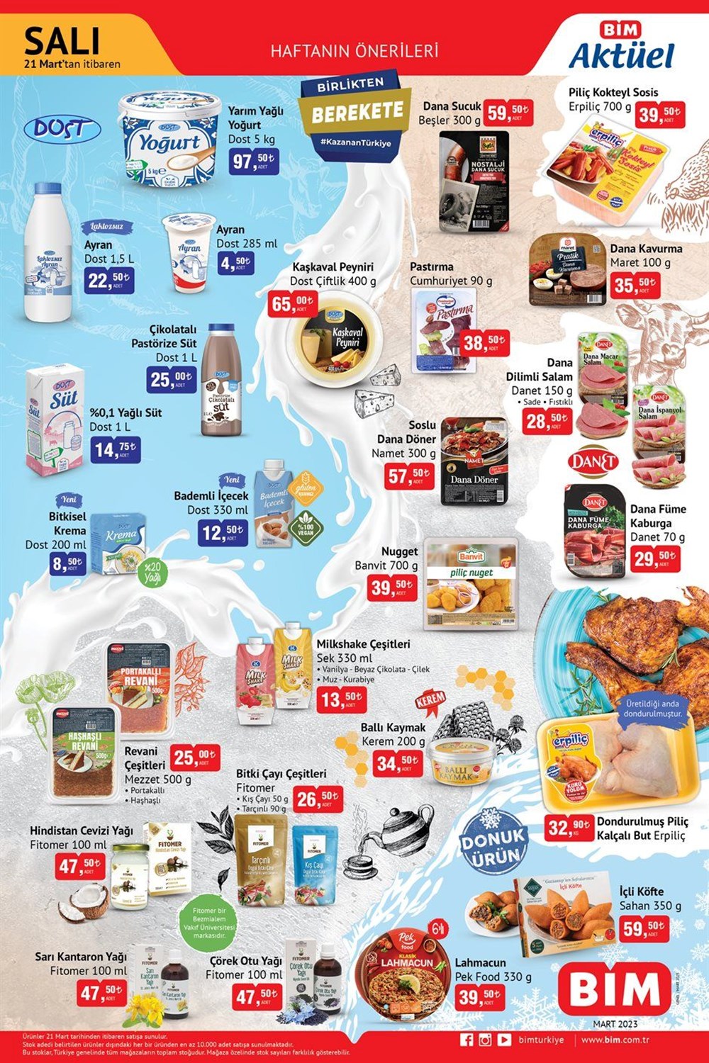 BİM markette bu haftanın yeni indirimli ürünler listesi (21-24 Mart BİM ...