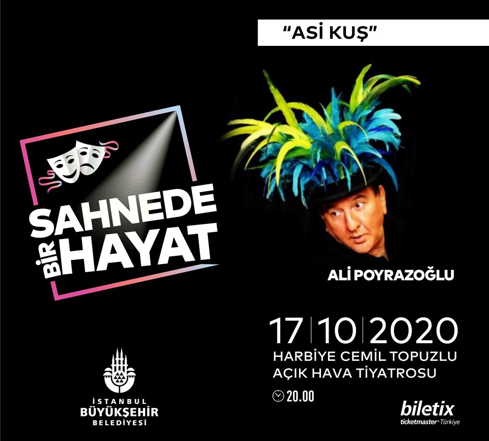 Harbiye Cemil Topuzlu Açık Hava Tiyatrosu’nda her akşam bir usta