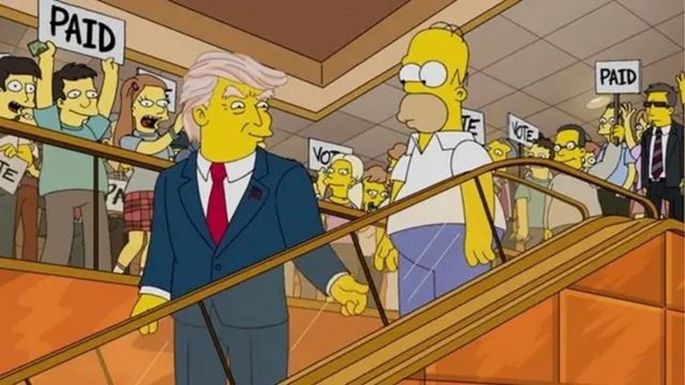 Simpsonlar Gündemden Düşmüyor Los Angeles Yangınını 20 Yıl önce Bilmiş