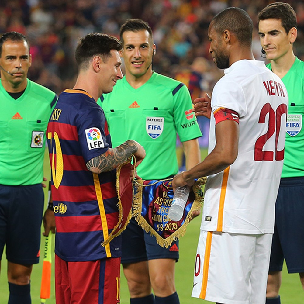 Messi'den 'kafa'yla karşılık | NTV Haber