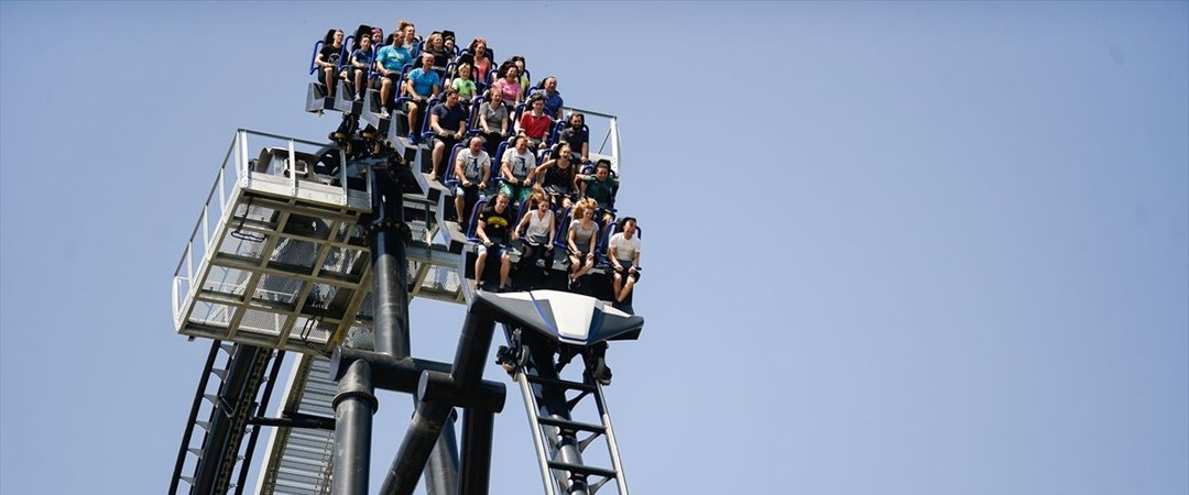 Avrupa'nın en büyük lunapark treni Hyperion